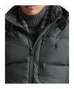 Polo Ralph Lauren Quilted Down Hooded Jacket - Grey