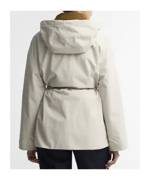Barbour Waterproof Rain Jacket With Detachable Hood - Mist/birch