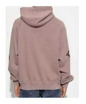 Palm Angels Long Sleeve Hooded Sweatshirt