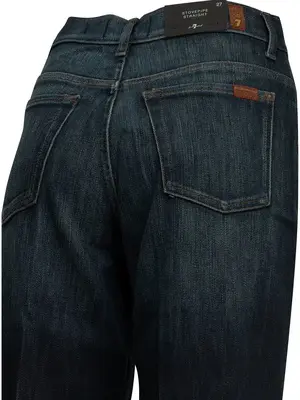 7 For All Mankind Stovepipe Flared-leg Jeans