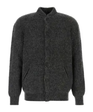 Giorgio Armani Ribbed Knit Cardigan - No
