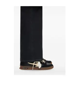 Off-White Lace-up Low-top Casual Sneakers - Multicolor