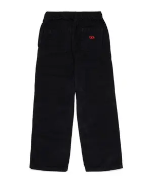 DIESEL® Corduroy Trousers With Embroidered Logo