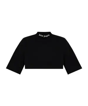 Palm Angels Logo Cropped T-shirt