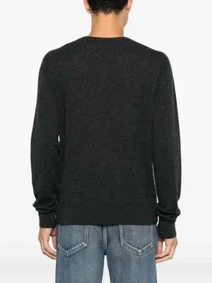 THE ROW Long Sleeve V-neck Top
