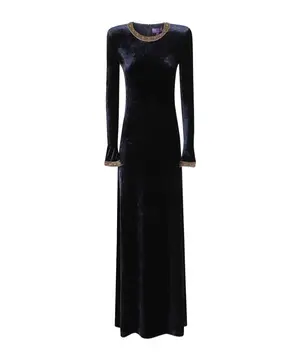 Ralph Lauren Nancie Long Sleeve Gown Dress