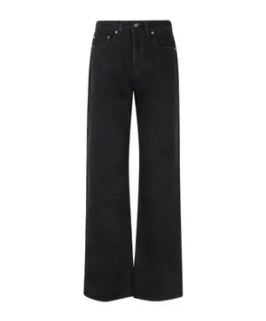 Casablanca Geometric Pattern Loose-fit Jeans