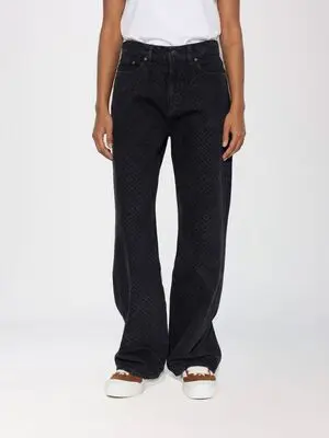 Casablanca Geometric Pattern Loose-fit Jeans