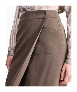 Giorgio Armani Long Wrap Skirt
