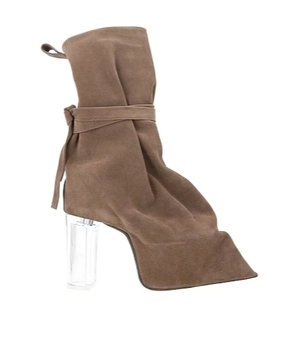 Rick Owens Pointedtoe Ankle Boots - Brown