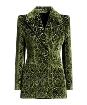 Burberry Velvet Single-breasted Blazer - No