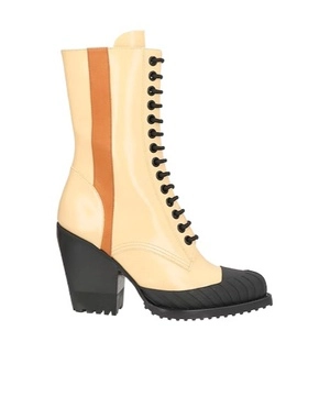 Chloé Two-tone Lace-up Ankle Boots