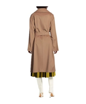 Max Mara Long Belted Wool Coat
