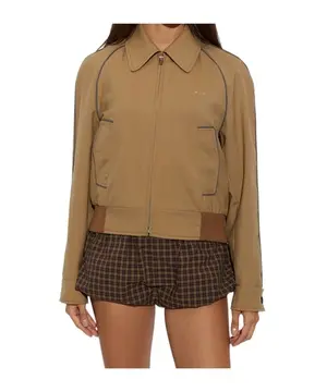 Marni Contrast Trim Bomber Jacket