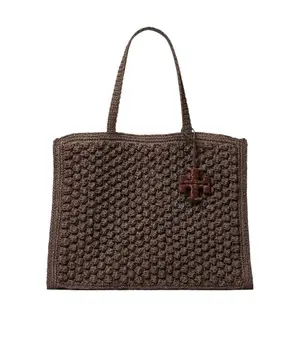 Tory Burch Large Ella Hand-crocheted Popcorn Tote Bag