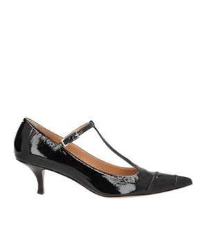MAISON MARGIELA Minimalist Patentleather Pointedtoe High Heels - Black