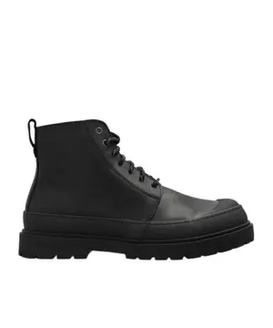 BIRKENSTOCK Prescott Lace-up Ankle Boots - Black