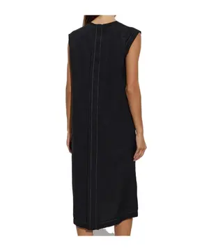 Marni Satin Trim Sleeveless Dress