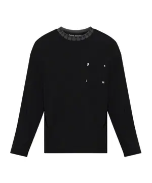 Palm Angels Long-sleeve Pure Cotton T-shirt
