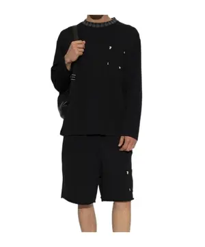 Palm Angels Long-sleeve Pure Cotton T-shirt