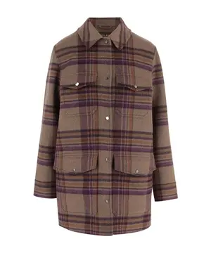 Woolrich Checked Double-face Oversized Coat - Multi-color