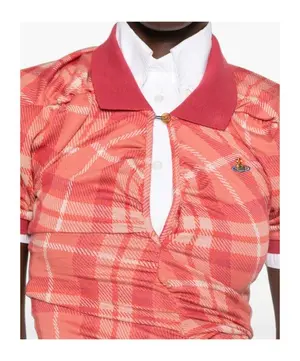 VIVIENNE WESTWOOD Short-sleeved Plaid Dress