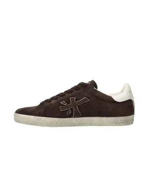 Premiata Round Toe Lace Up Sneakers