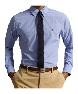 Polo Ralph Lauren Checked-pattern Logo-embroidered Shirt