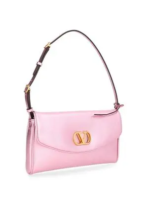 Valentino Garavani Vlogo Emblem Shoulder Bag - Rose
