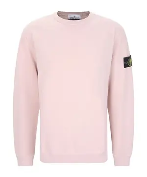 Stone Island Compass Patch Crewneck Sweatshirt - No