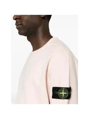 Stone Island Compass Patch Crewneck Sweatshirt - No