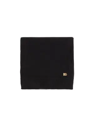 Dolce & Gabbana Knitted Scarf - Black