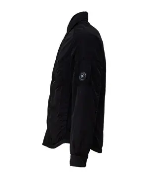 C.P. COMPANY Chrome-r Lens Padded Button Overshirt - No