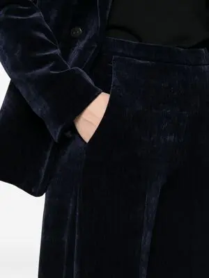 FORTE_FORTE High-waisted Wide-leg Casual Trousers