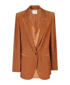 FORTE_FORTE Single-button Blazer - Brown
