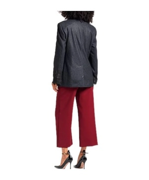 Brunello Cucinelli Wool Double-breasted Blazer With Lace Detail