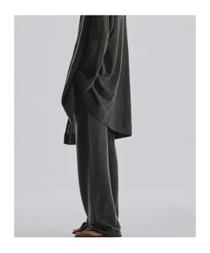 THE ROW Baby Cashmere Loose Fit Trousers