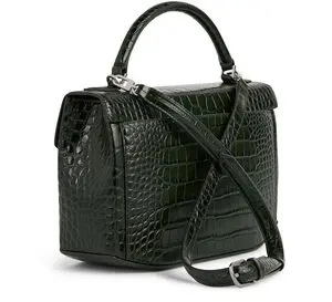 TOTEME Box Croc-effect Leather Handbag