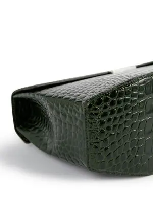 TOTEME Box Croc-effect Leather Handbag