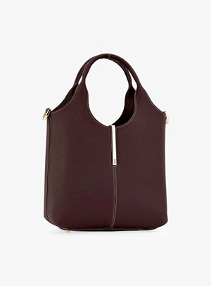 TOD'S Logo Engraved Mini Shopping Bag