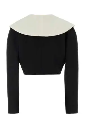 Alessandra Rich Stretch Crepe Blazer