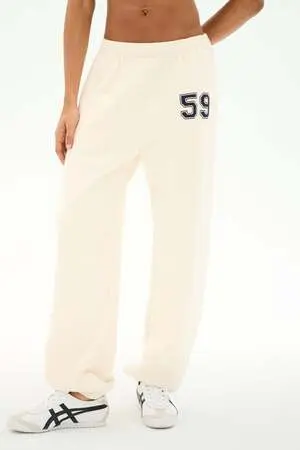 Splits59 Serena French Terry Oversized Sweatpant - Creme/59