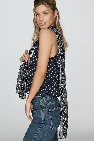 Maeve Mock-neck Bubble Top