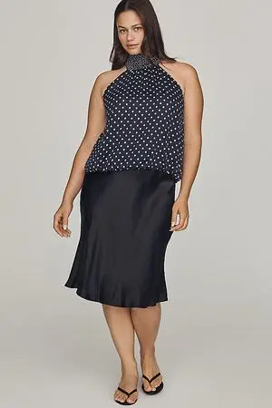Maeve Mock-neck Bubble Top