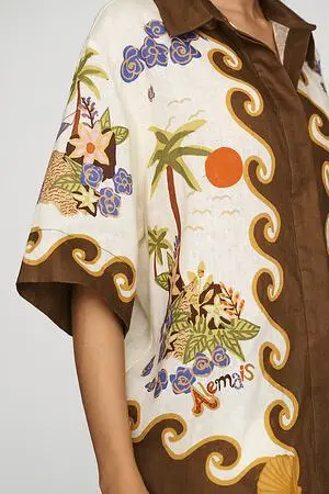 ALEMAIS Island Cove Len Shirt Top