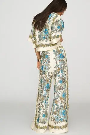 ALEMAIS Sophia Len Wide-leg Pants