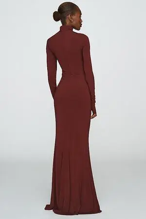 Misha Collection Ruched Maxi Dress