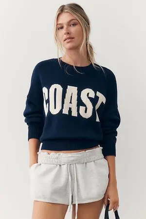 Electric & Rose Coast Cotton Cashmere Sweater - Indigo