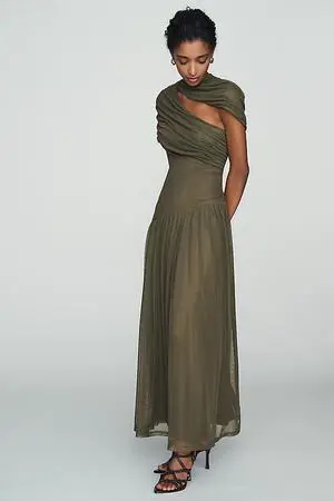 HUTCH Pasha Mesh Maxi Dress