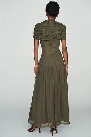 HUTCH Pasha Mesh Maxi Dress